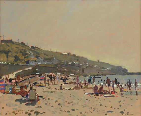 Ken Howard | Golden Evening Sennen 1995 (1995) | MutualArt