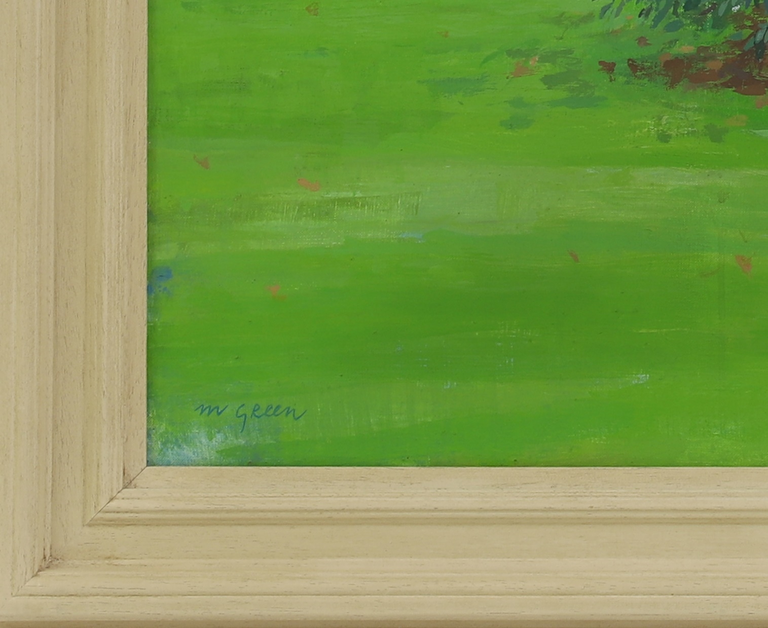 Margaret Green | View of a garden possibly the artists home near ...