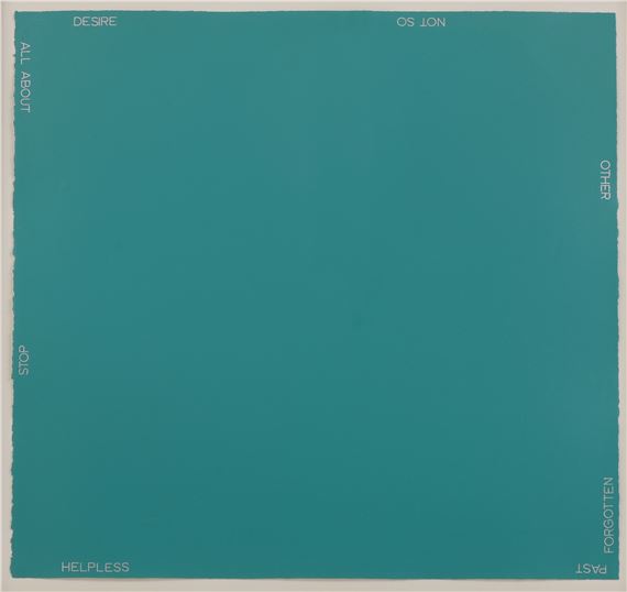 Robert Barry | Untitled 1989 (1989) | MutualArt