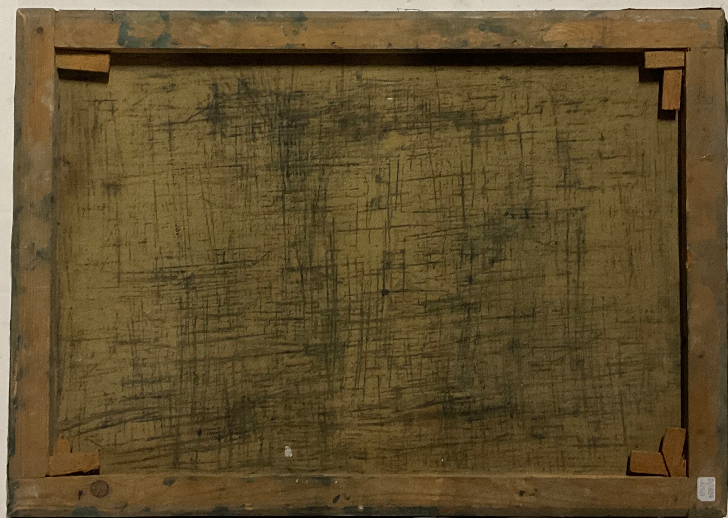 Ugo Recchi | Lotto composto da tre tecniche miste e collage su tela cm ...