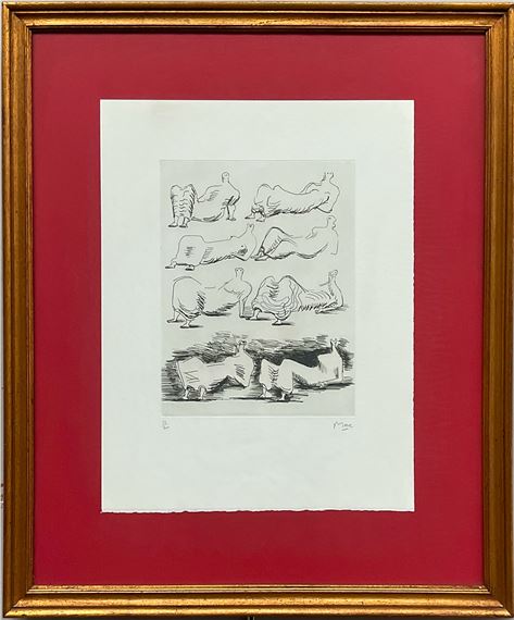 Henry Moore | seated figure (1950) | MutualArt