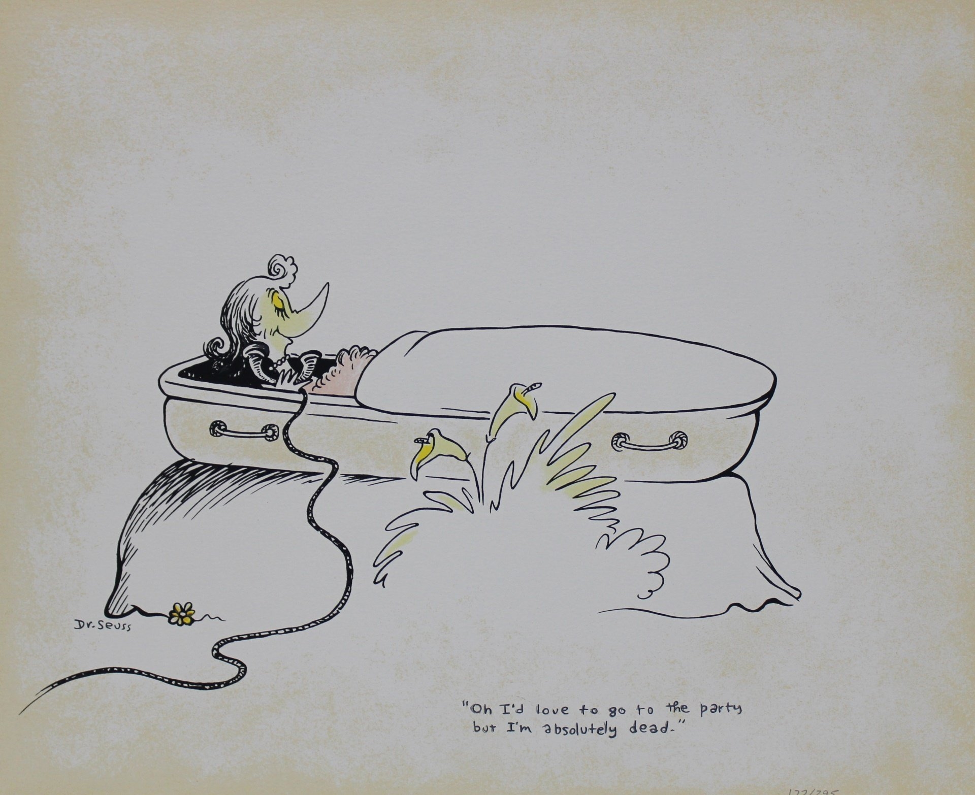 Dr. Seuss | Oh I'd Love to Go to the Party but I'm Absolutely Dead ...