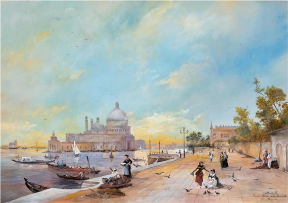 Carlo Bossoli | Venice, Santa Maria della Salute | MutualArt