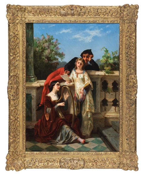 Joseph Caraud | Musical Entertainment (1852) | MutualArt