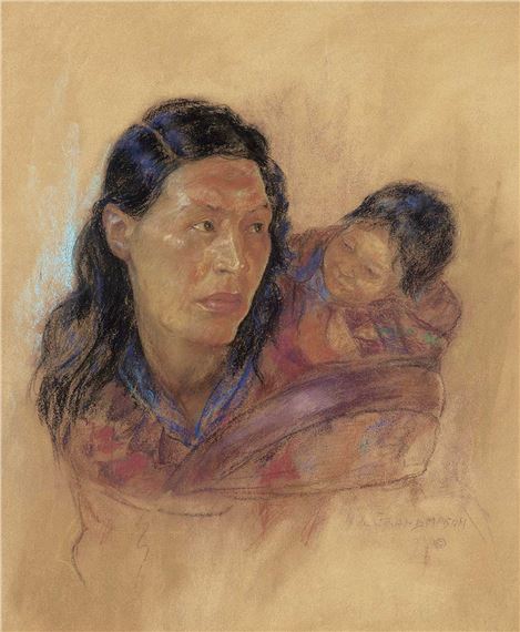 Nicholas de Grandmaison | Untitled - Mother and Child | MutualArt