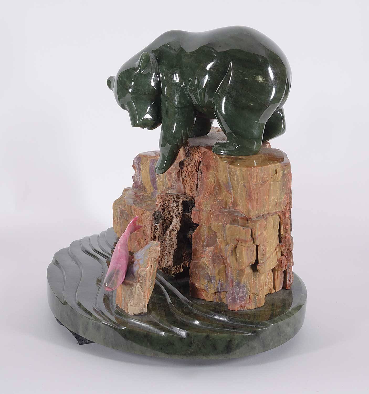 Lyle Sopel | Fast Water - Fishing Bear | MutualArt
