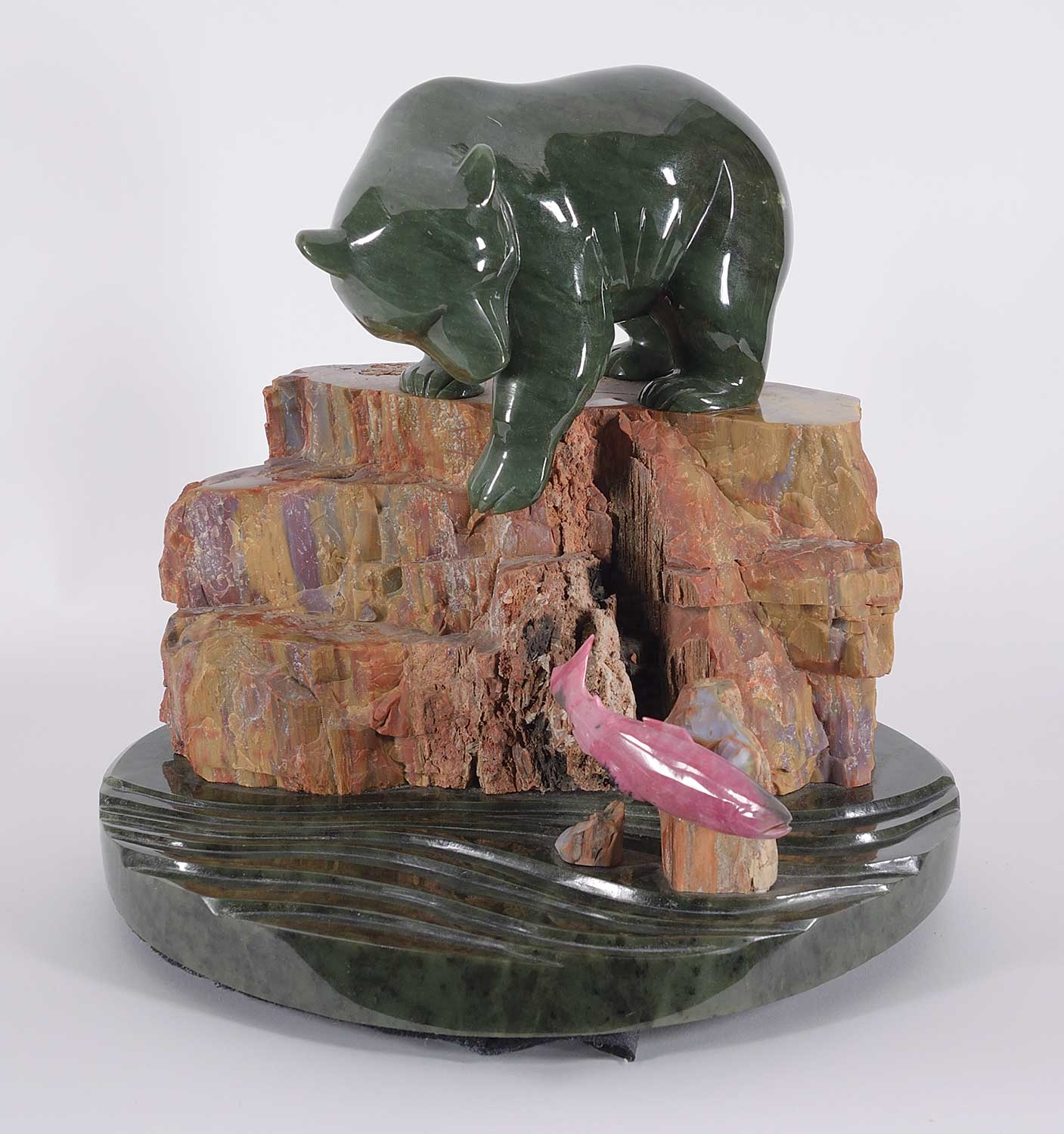 Lyle Sopel | Fast Water - Fishing Bear | MutualArt