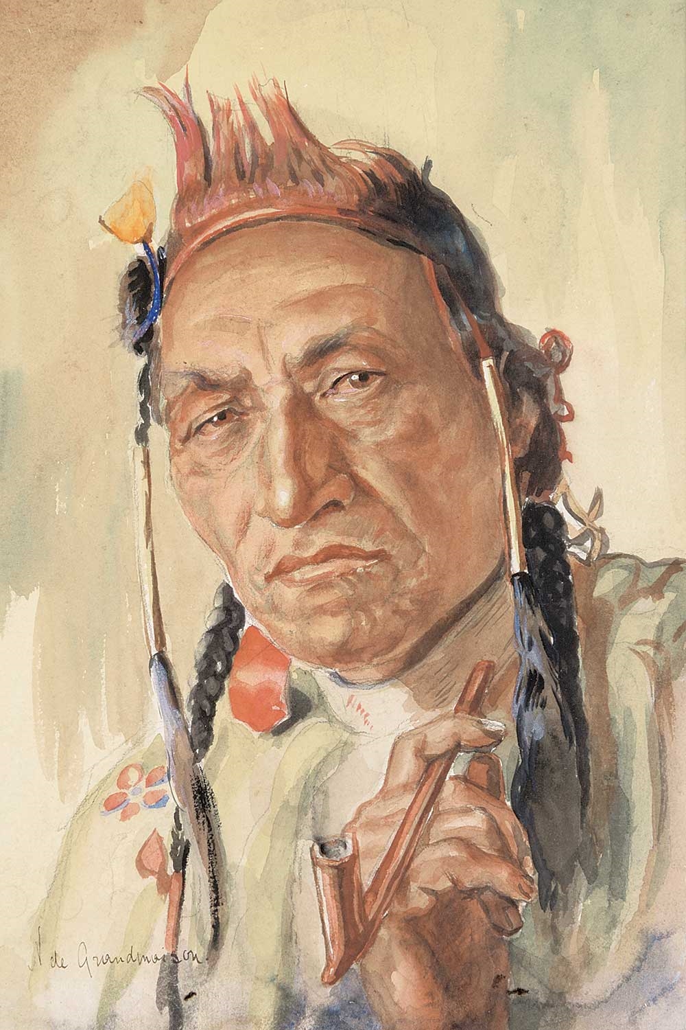 Nicholas de Grandmaison | Joe Calf Child, Blackfoot | MutualArt