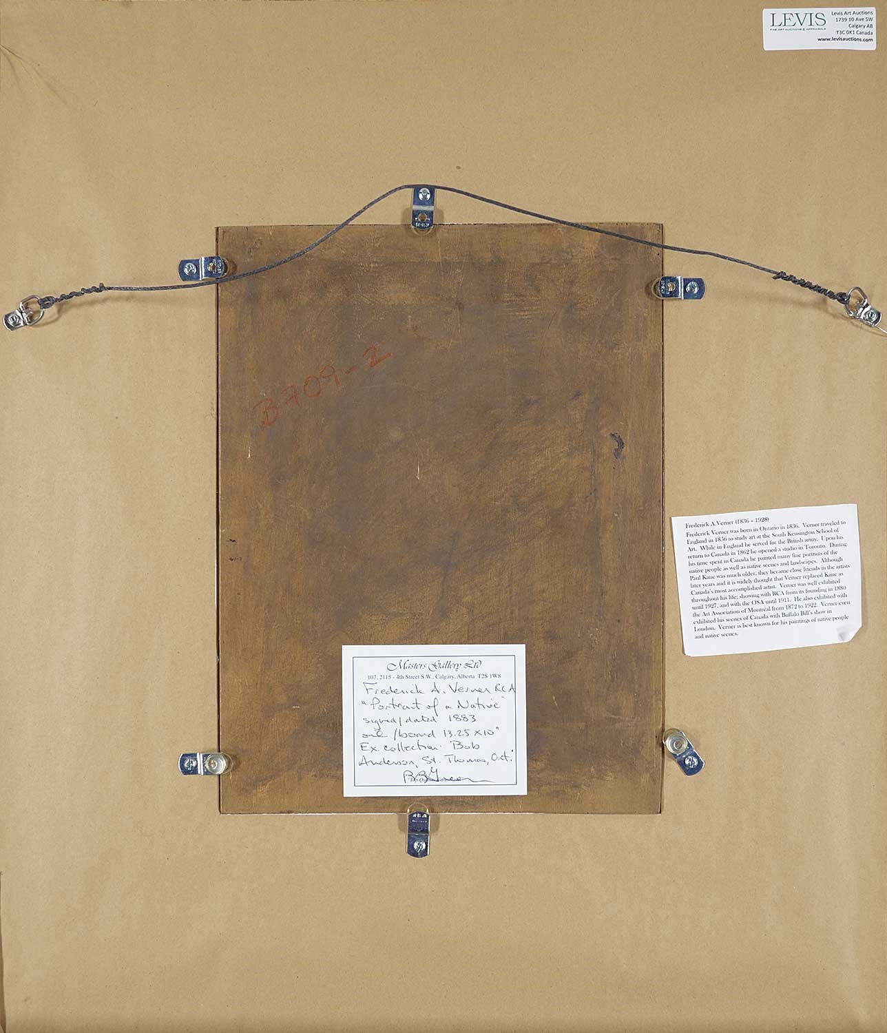 Frederick Arthur Verner | Portrait of a Native (1883) | MutualArt