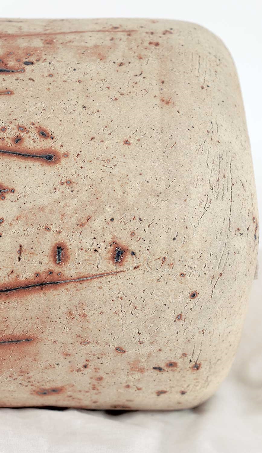 Luke Lindoe | Untitled - Scored Vase (1994) | MutualArt