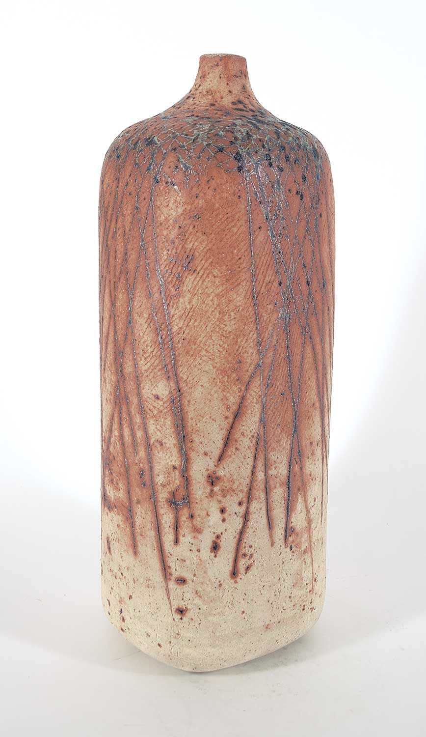 Luke Lindoe | Untitled - Scored Vase (1994) | MutualArt