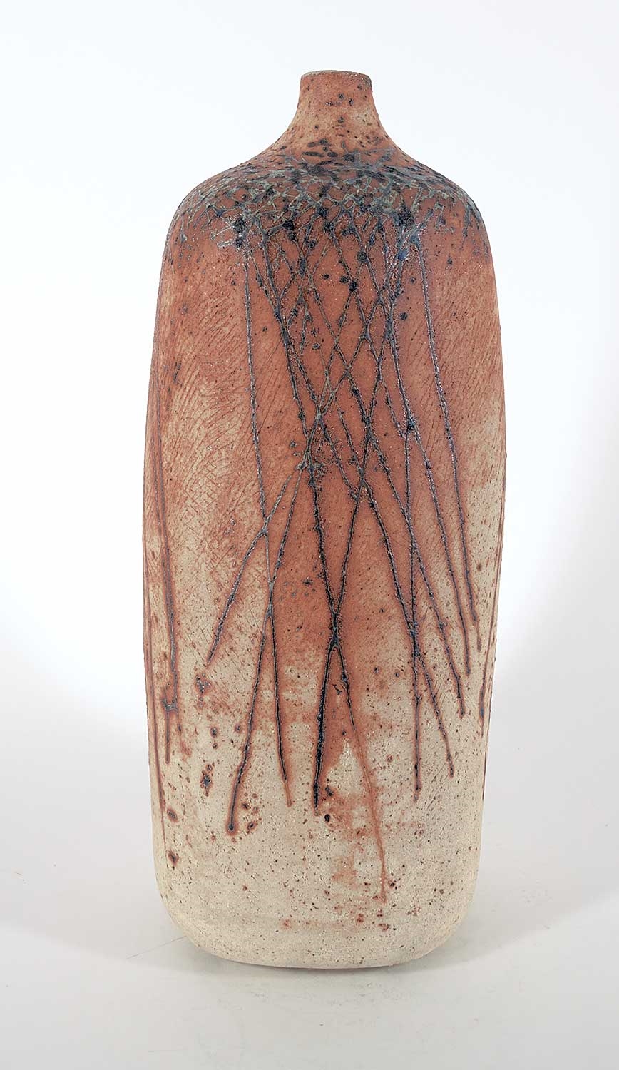 Luke Lindoe | Untitled - Scored Vase (1994) | MutualArt