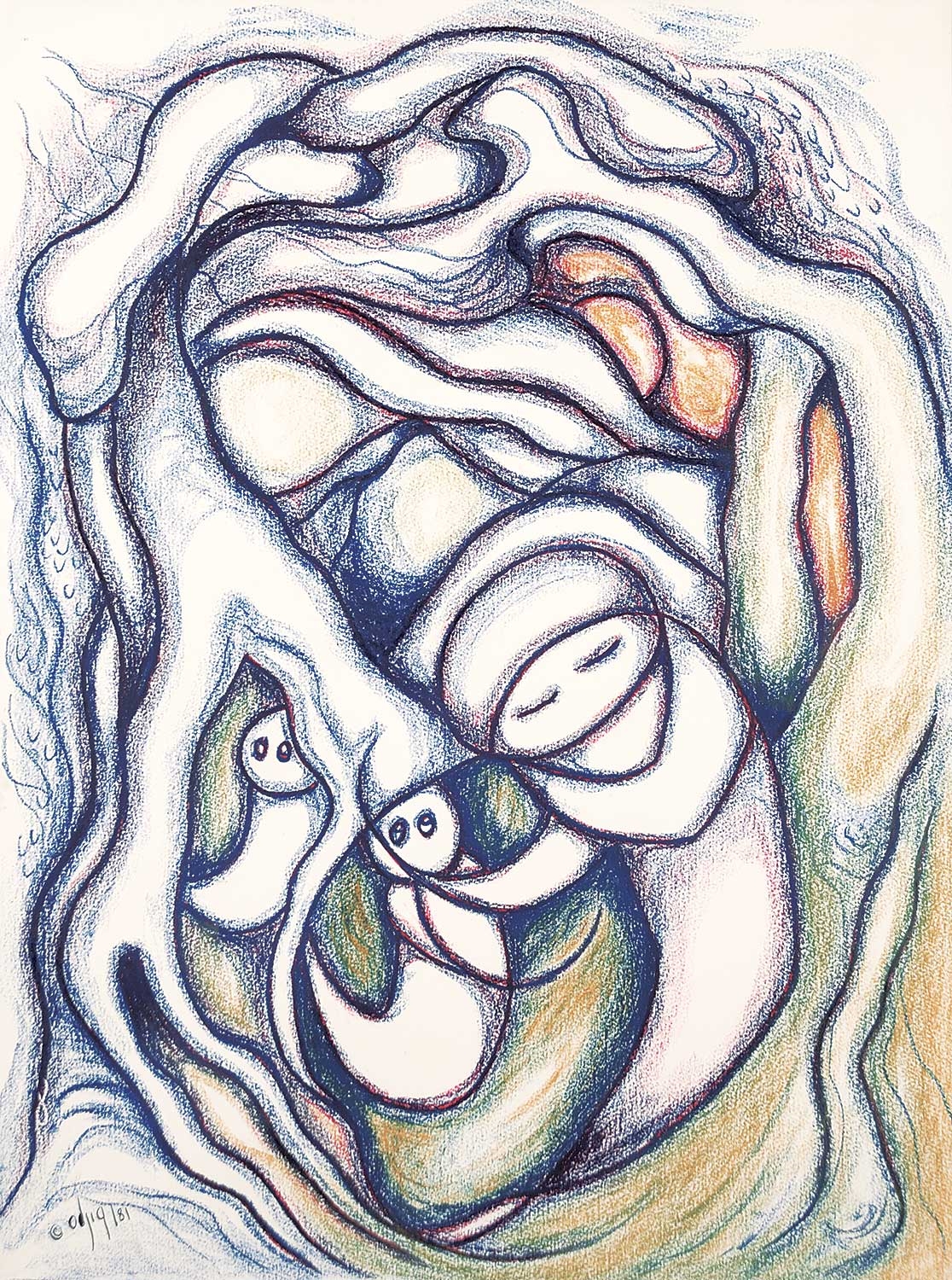 Daphne Odjig | The Living Forest (1981) | MutualArt
