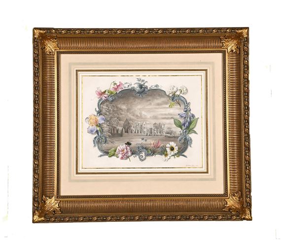 Graham Rust | ENGLISH COUNTRY HOUSE WITH WILD FLOWERS (1996) | MutualArt
