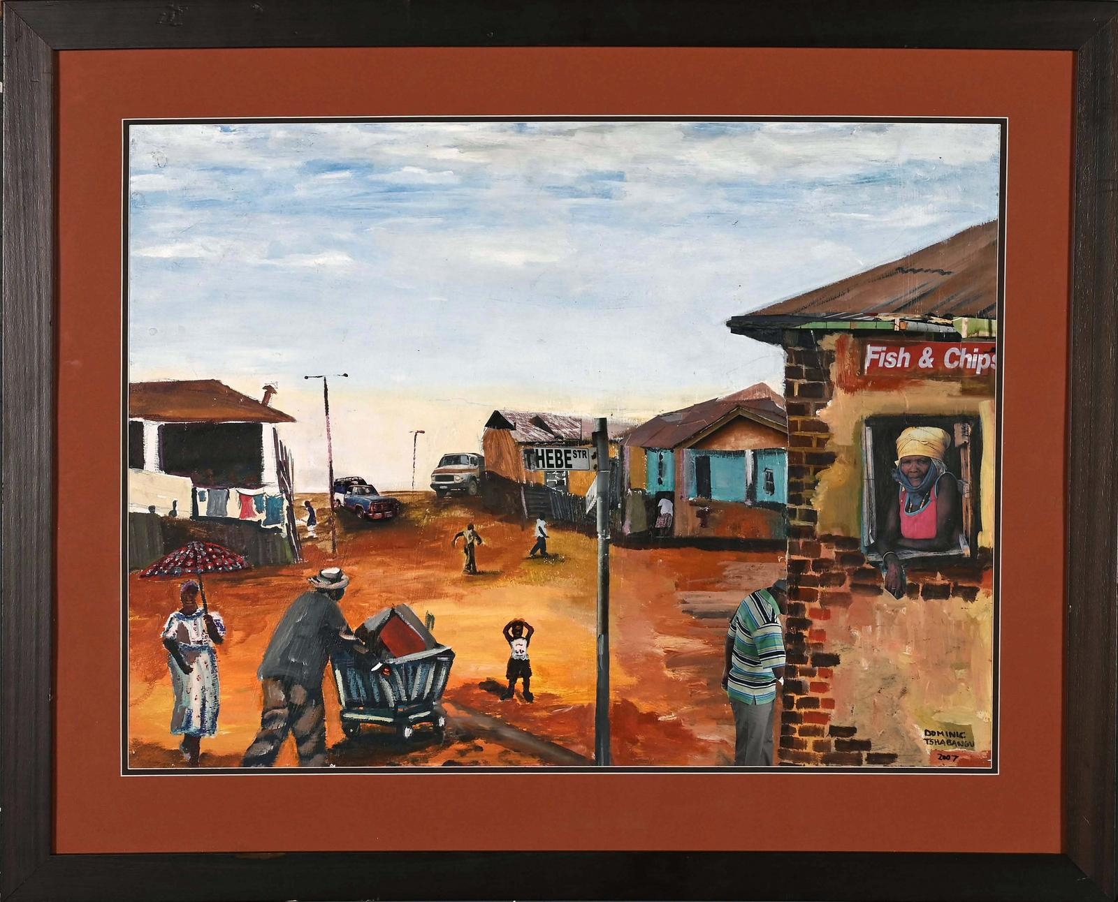 Dominic Tshabangu | THEBE STREET (2007) | MutualArt