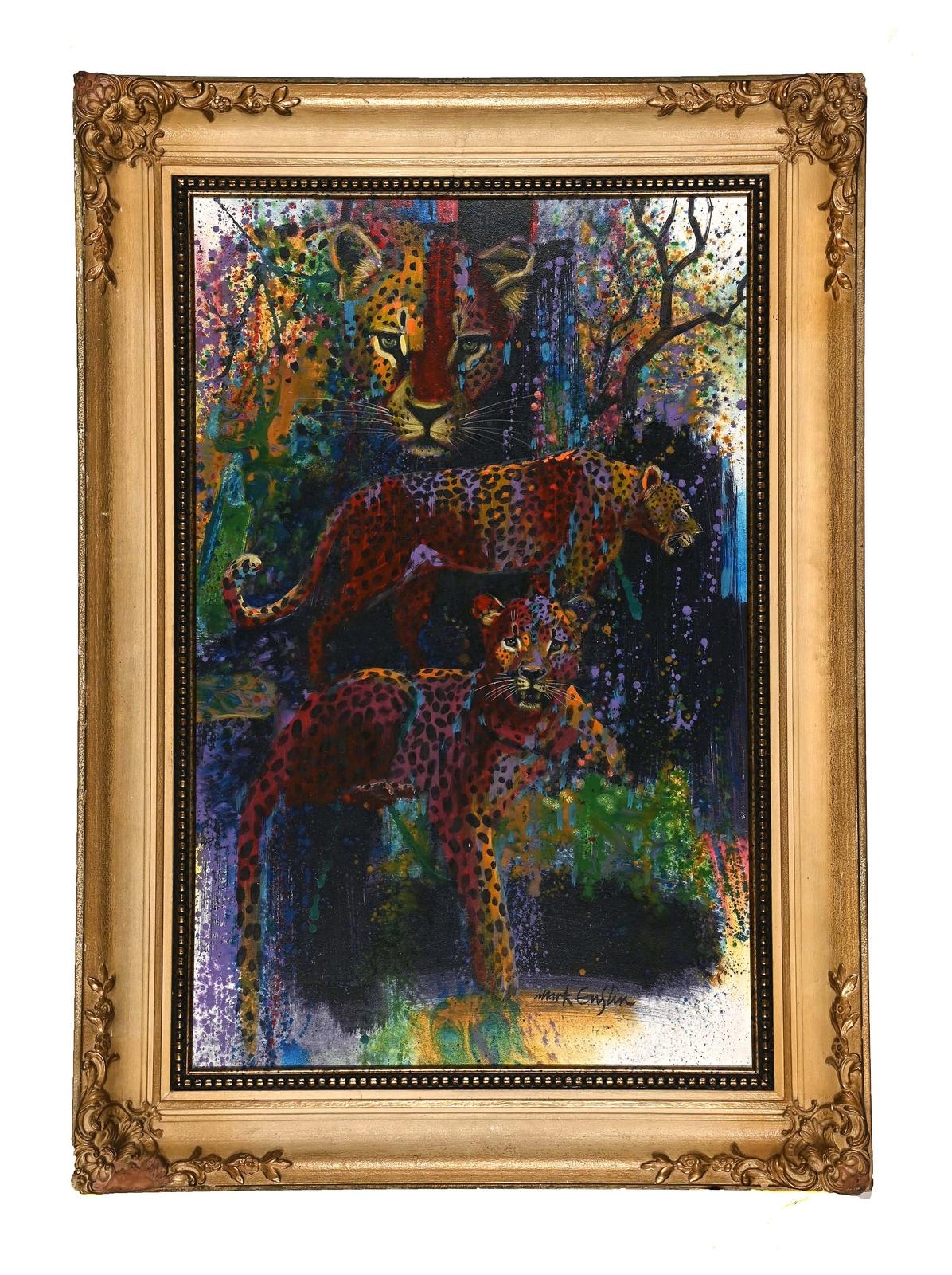 Mark Enslin | THREE LEOPARDS | MutualArt