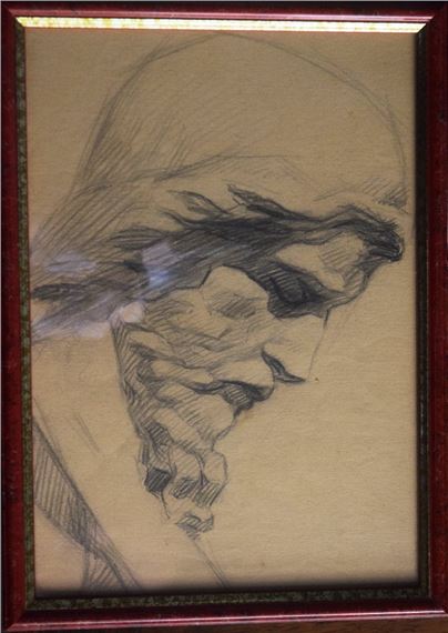 Robert Caruana Dingli | Face portrait of Christ | MutualArt