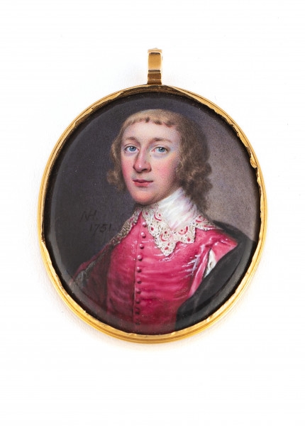 Nathaniel Hone the Elder | Portrait of a gentleman in a red jacket ...