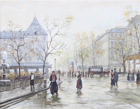 Lorraine Trester | Paris street scene | MutualArt