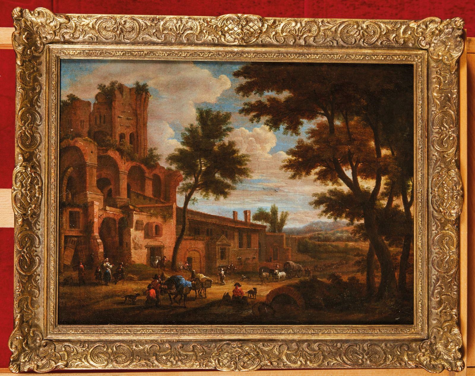 Pieter Bout | Voyageurs dans un paysage italien | MutualArt