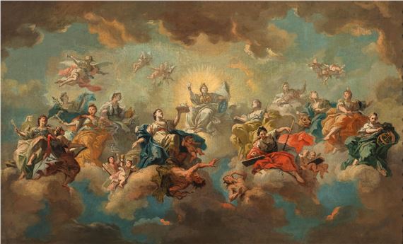 Bartolomeo Altomonte | Virtue and Science triumphant over Vice | MutualArt