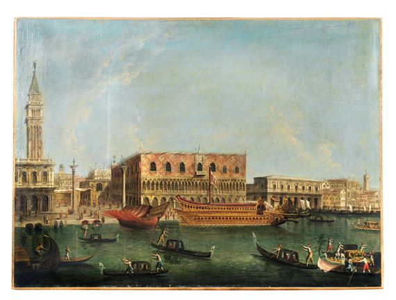 Venetian School, 18th Century | Palazzo Ducale from the Bacino di San ...