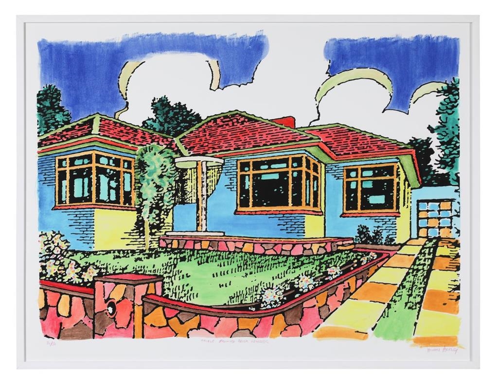 Howard Arkley | Triple Fronted Brick Veneer | MutualArt