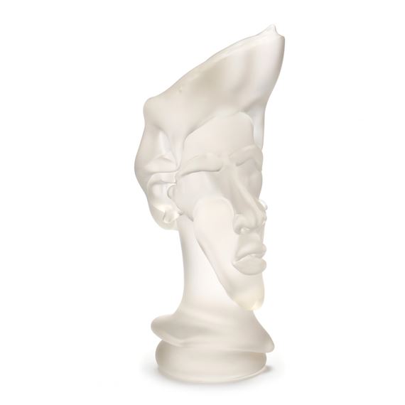 Richard Jolley | Observer Jr. Art Glass Head | MutualArt