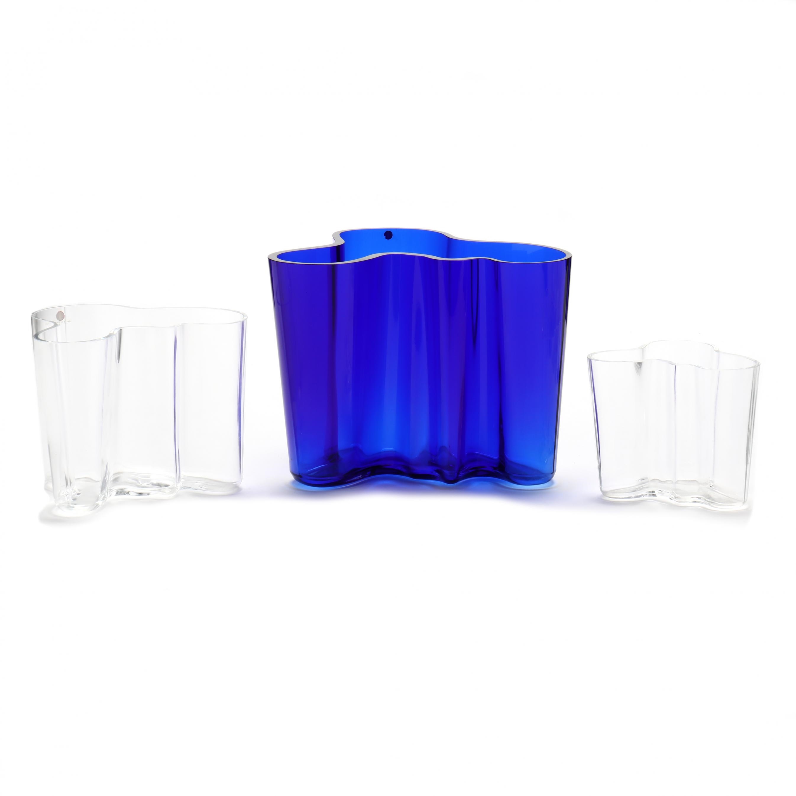 Alvar Aalto | Five Aalto Glass Vases (1996) | MutualArt