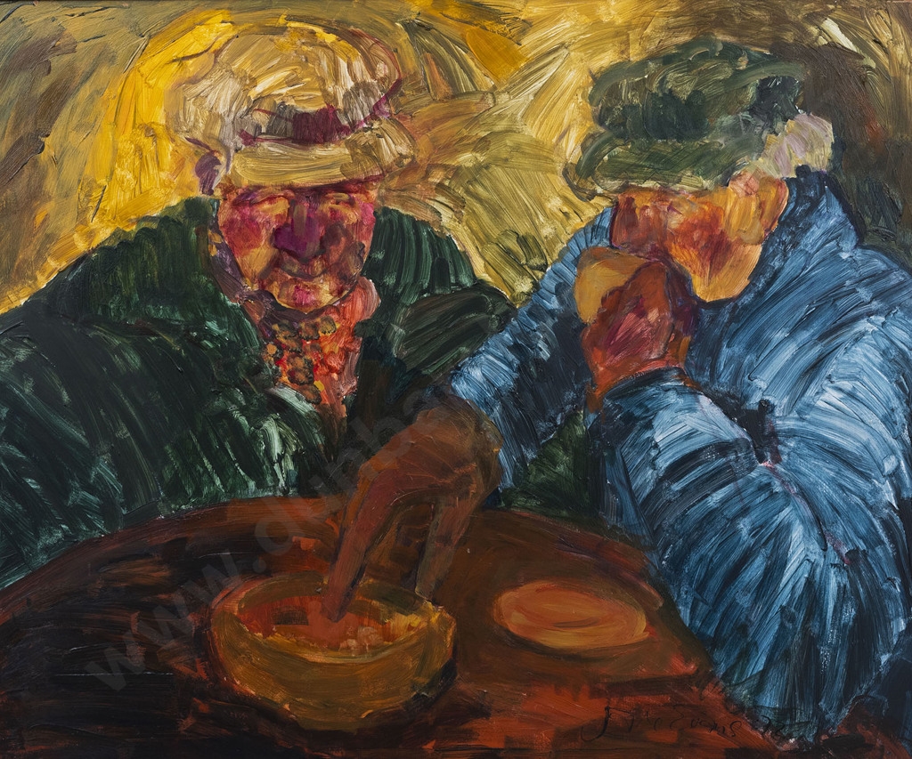 Jane Evans | Cafe Portrait No1 | MutualArt