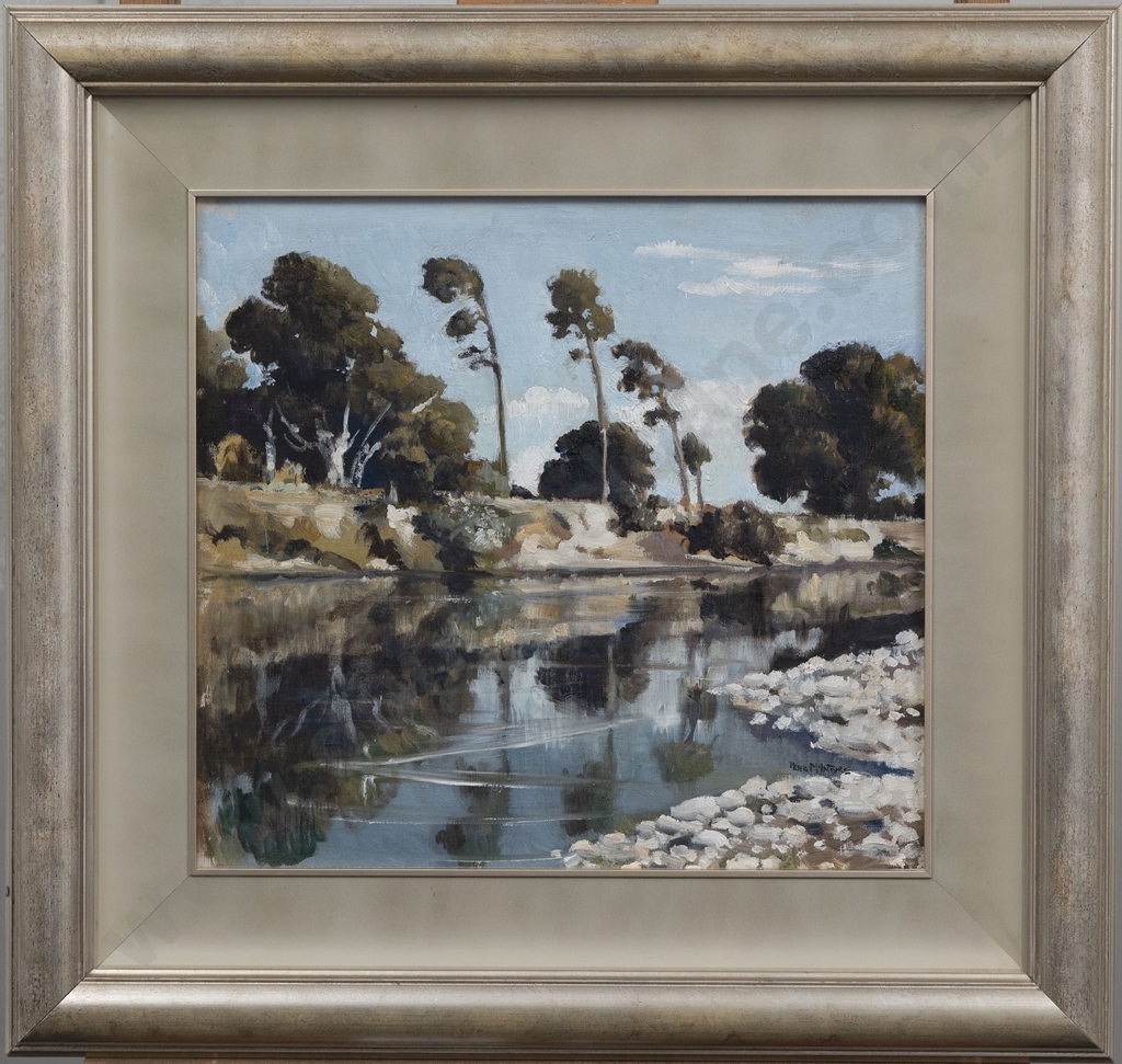 Peter McIntyre | Rangitikei River (1910) | MutualArt