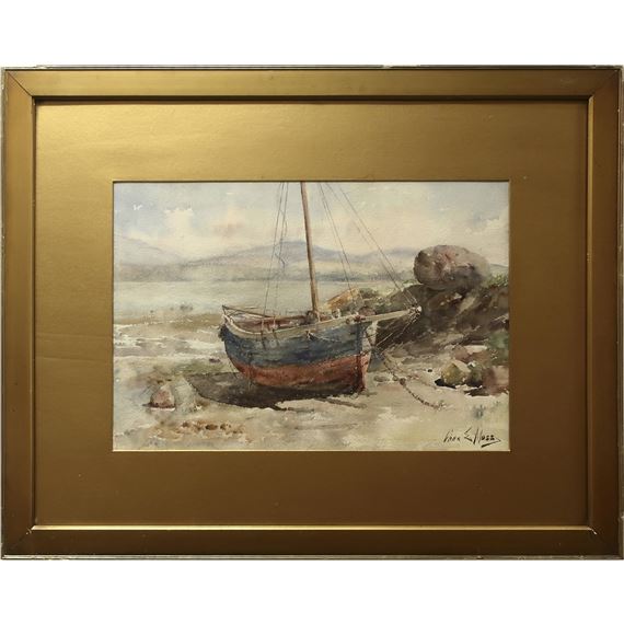 Charles Eugene Moss | UNTITLED (BEACHED BOAT) | MutualArt
