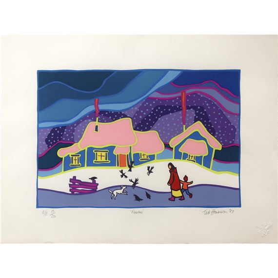 Ted Harrison | Ice | MutualArt