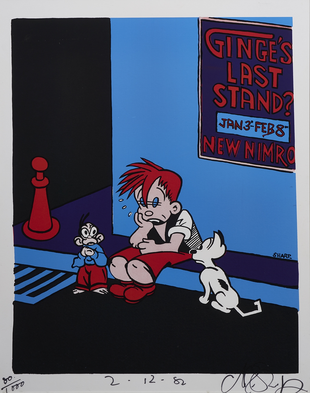 Martin Sharp | Ginge's Last Stand (1982) | MutualArt
