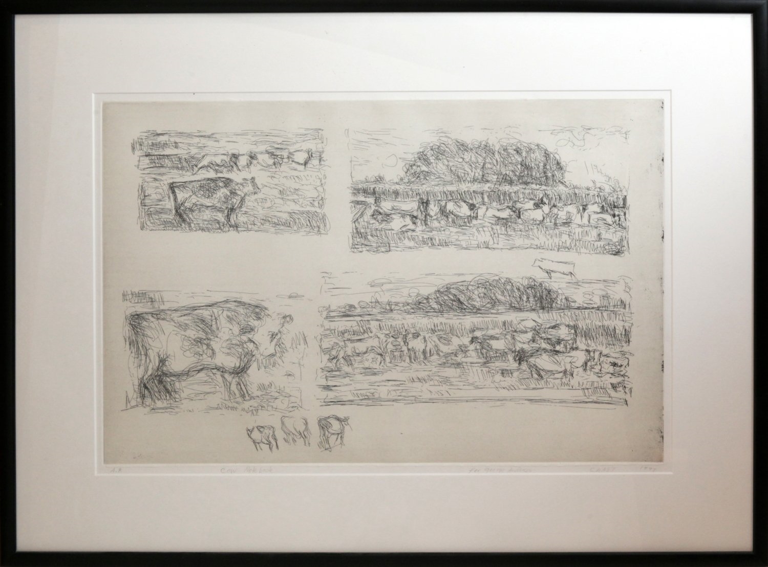 Bernard Chaet | Cow Notebook | MutualArt