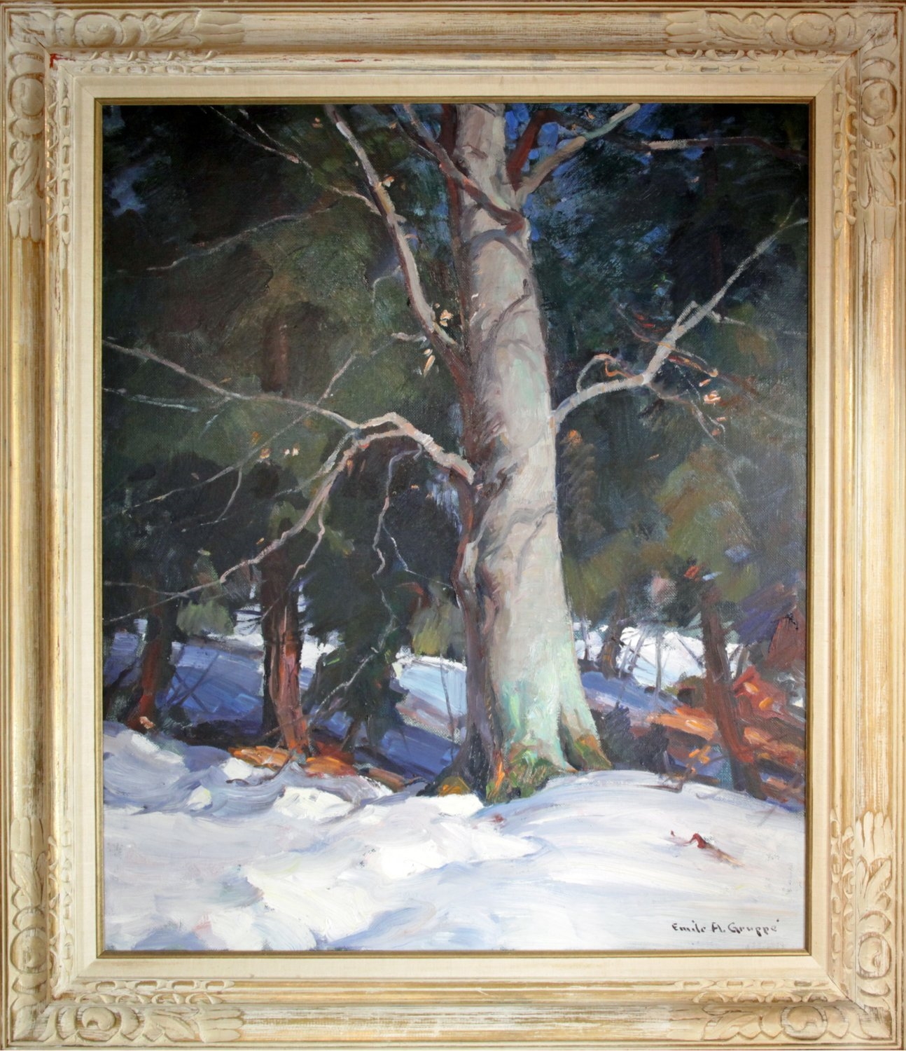 Emile Albert Gruppe | Beech Tree in Winter | MutualArt