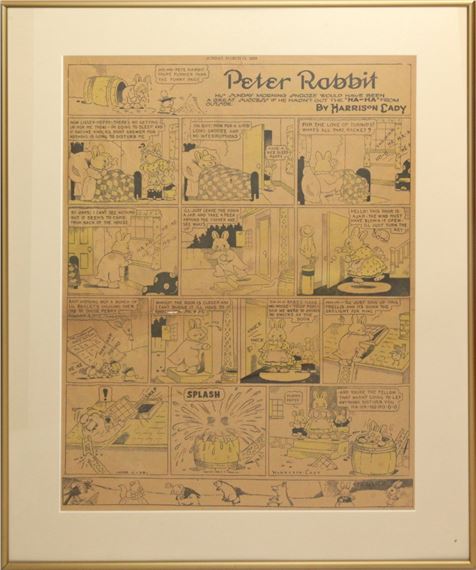 Harrison Cady | Peter Rabbit Newspaper Cover (1927) | MutualArt