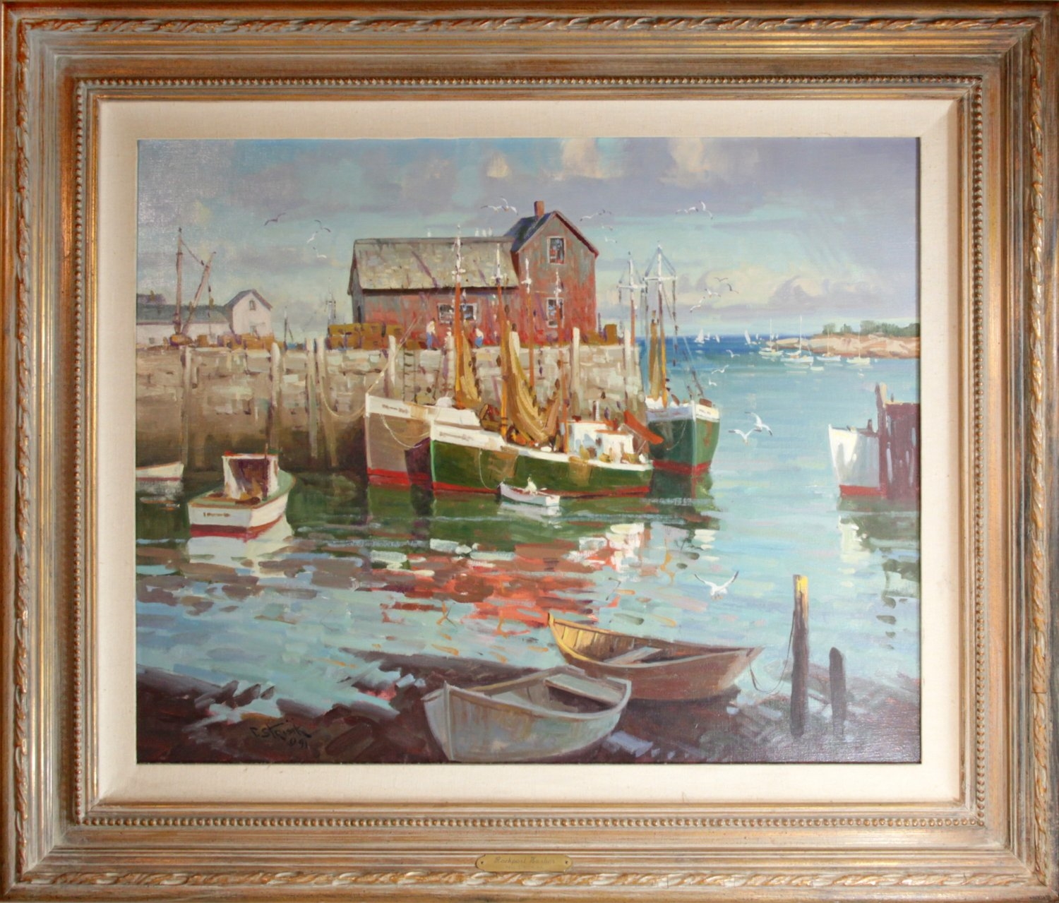Paul Strisik | Rockport Harbor | MutualArt