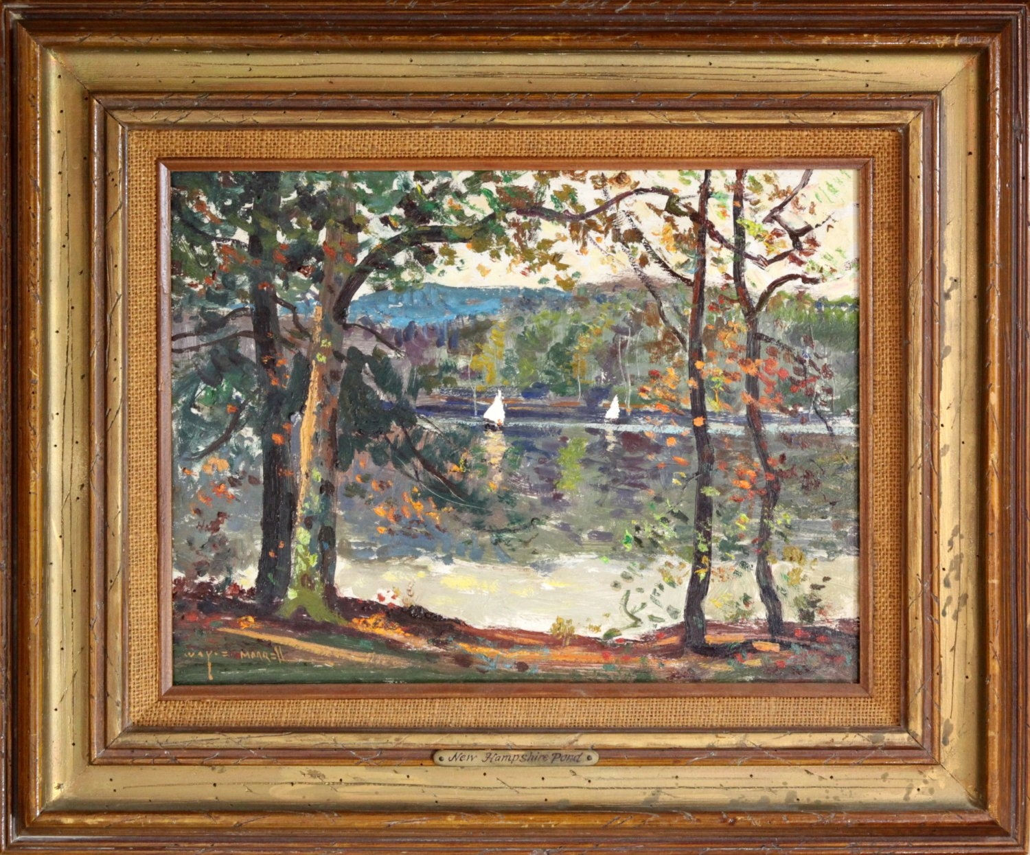 Wayne Beam Morrell | New Hampshire Pond | MutualArt
