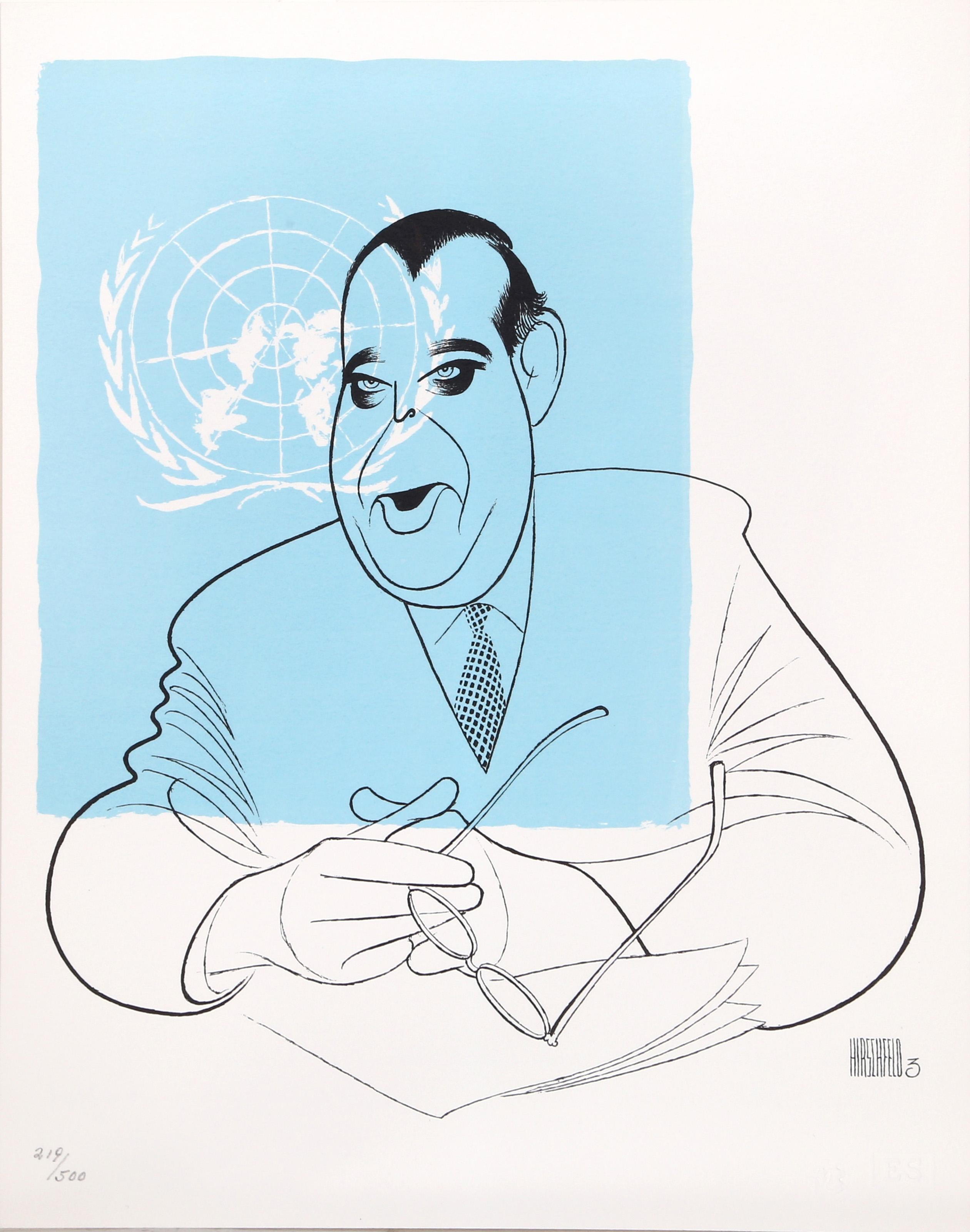 Al Hirschfeld | TRYGVE LIE (1987) | MutualArt