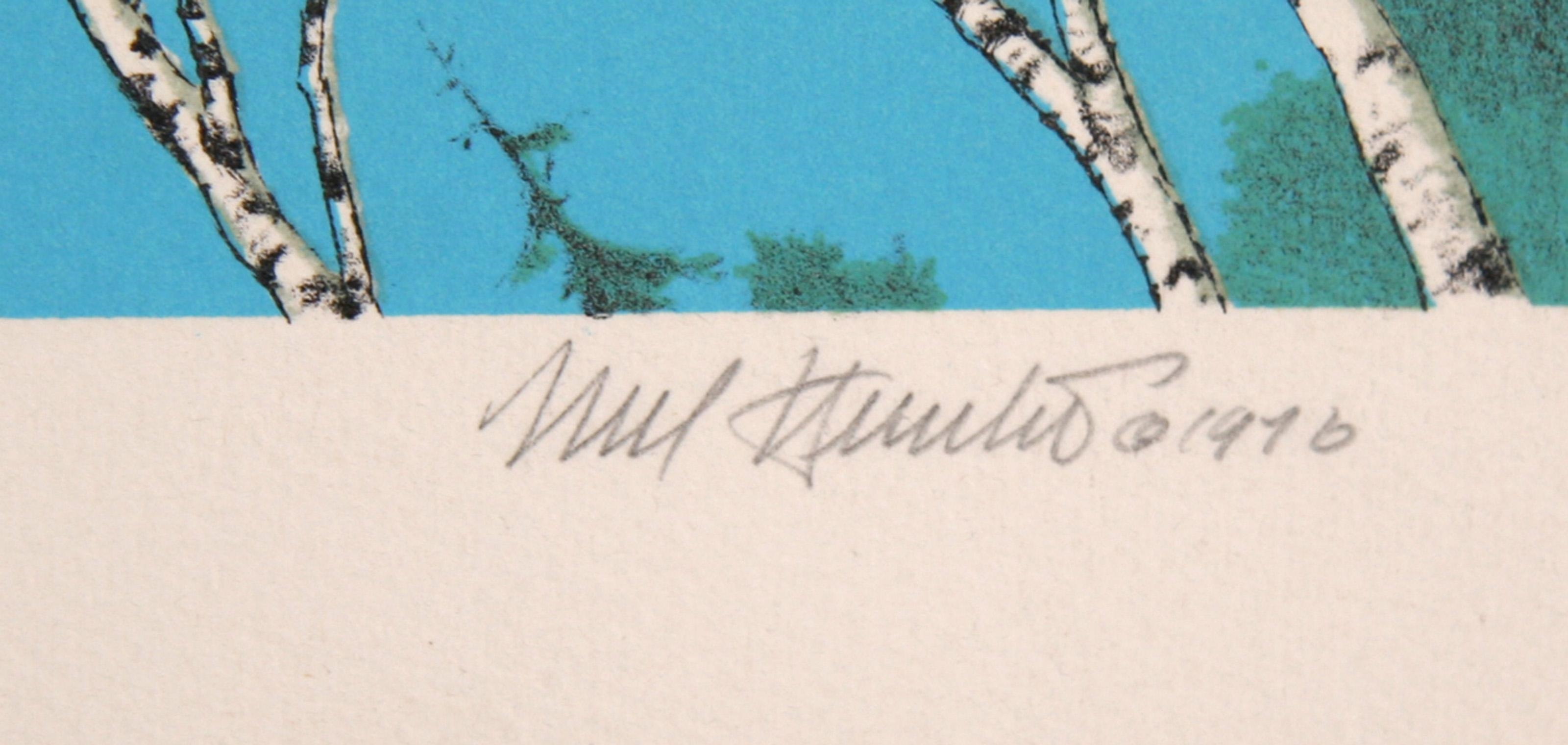 Mel Hunter | IN OUR BIRCH GROVE (1976) | MutualArt