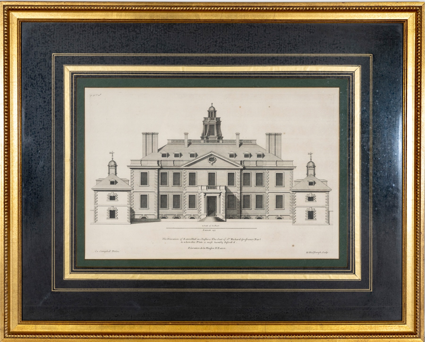 Colen Campbell | Engraving Of Colen Campbell After Henry Hulsbergh Ee ...