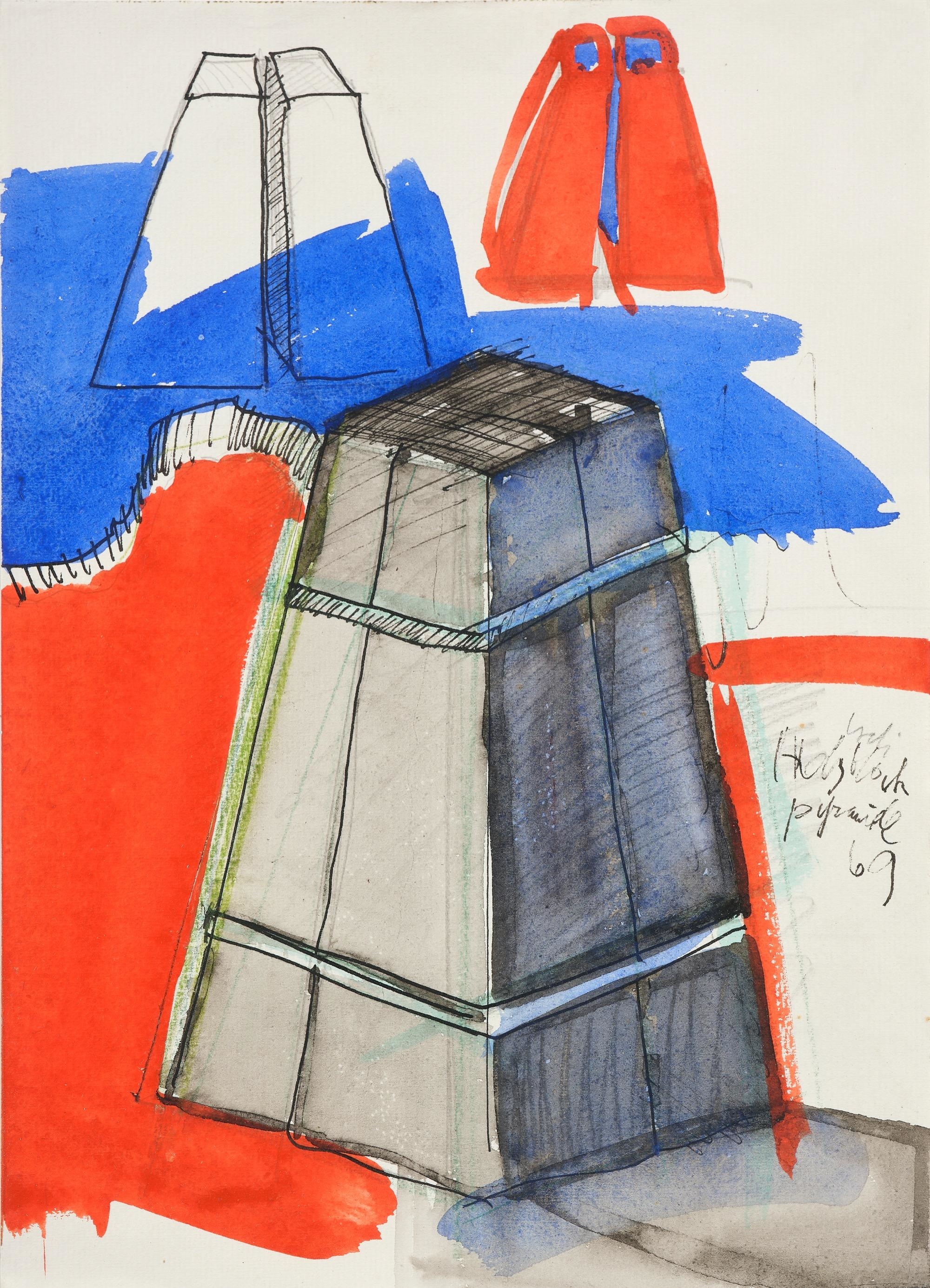 Rolf Iseli | Holzblockpyramide, 1969 (1969) | MutualArt