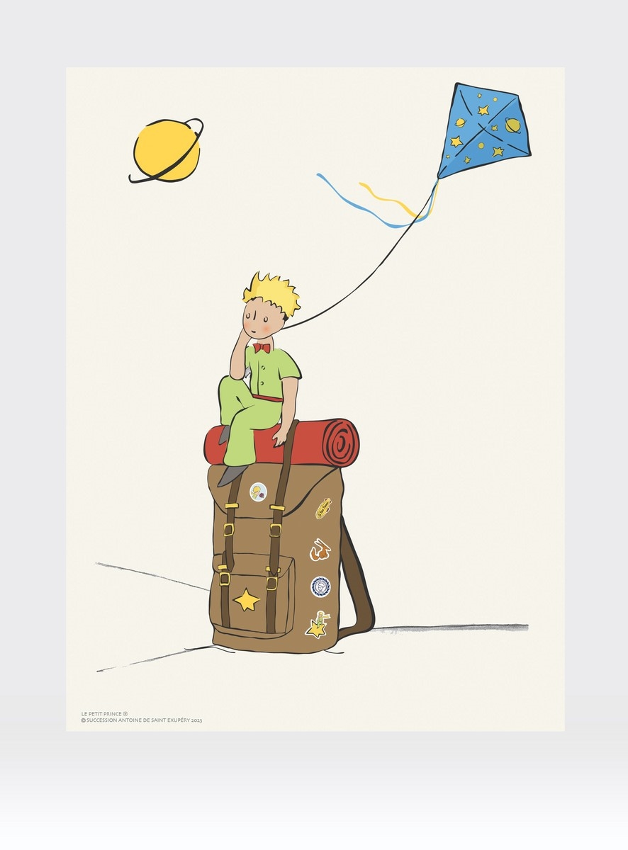 Antoine de Saint-Exupéry | The Little Prince and the backpack | MutualArt