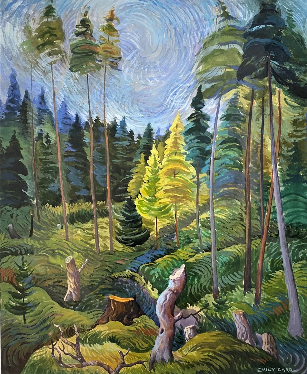 Emily Carr | Inside a Forest (1929) | MutualArt