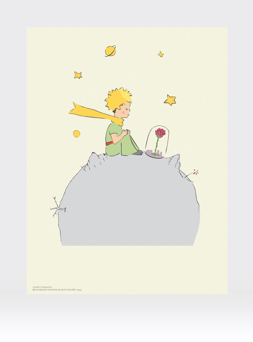 Antoine de Saint-Exupéry | The Little Prince and the rose | MutualArt