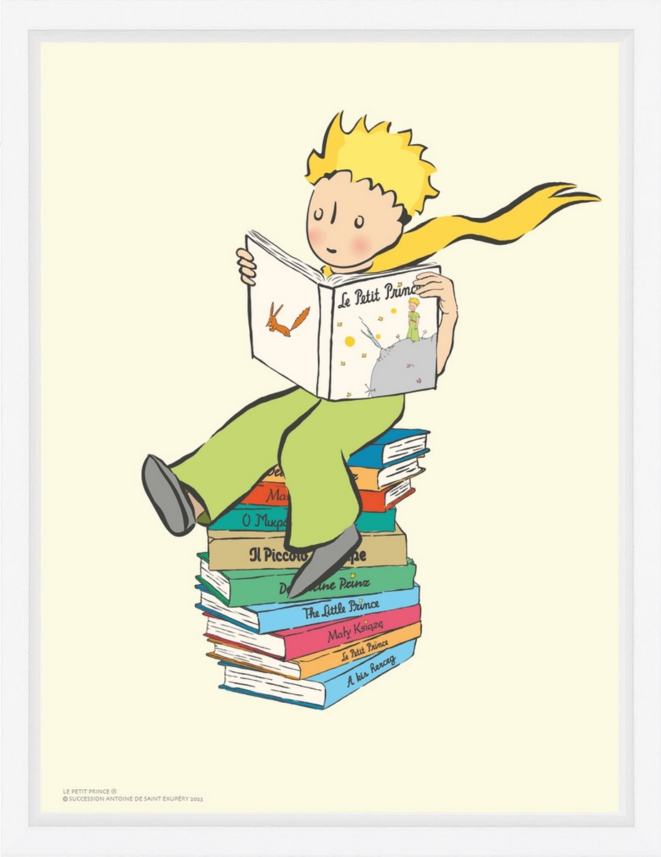 Antoine de Saint-Exupéry | The Little Prince under the books | MutualArt