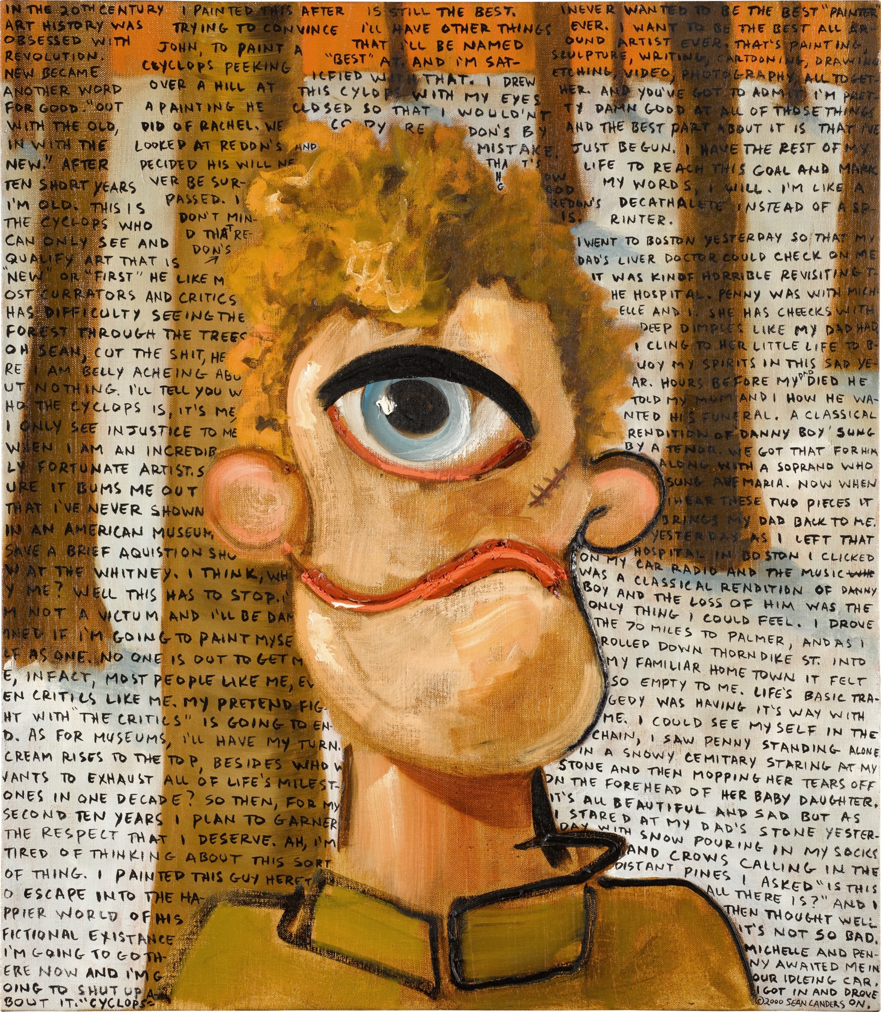 Sean Landers | Cyclops (2000) | MutualArt