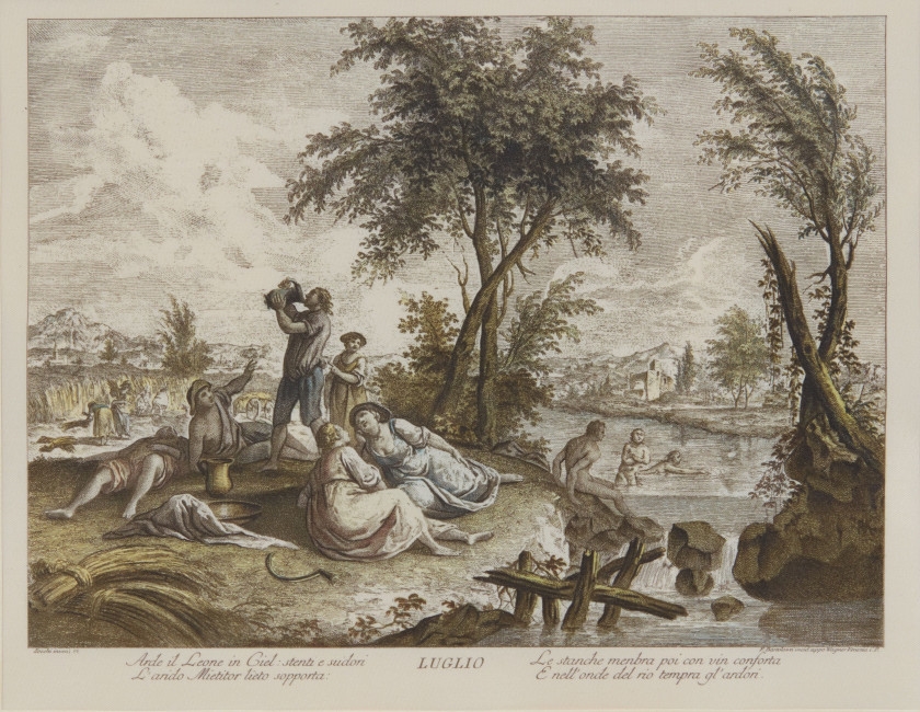 Francesco Bartolozzi | 4 works: The Mirror of Venus and Love and Beauty ...