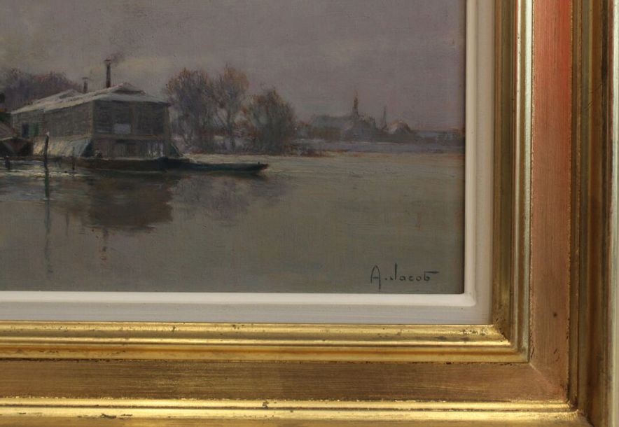 Alexandre Jacob | Animated lake landscape | MutualArt